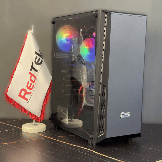 کیس گیمینگ اسکورپین Plus - REDTEK| خرید قطعات کامپیوتر و لپ تاپ